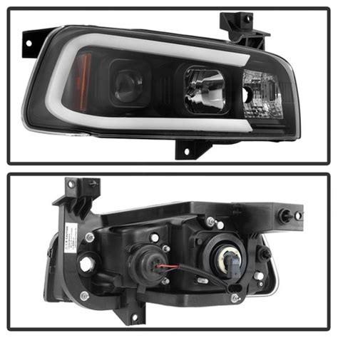Spyder Fits Dodge Charger 06 10 Projector Headlights Led Light Bar