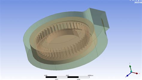 Centrifugal Blower Mesh Motion Cfd Simulation Ansys Fluent Mr Cfd