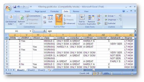 INLS161 001 Spring 2016 Information Tools Spreadsheets As Databases