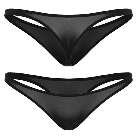 Women Sexy See Through Panties Ladies Low Rise Briefs Bikinis Thongs