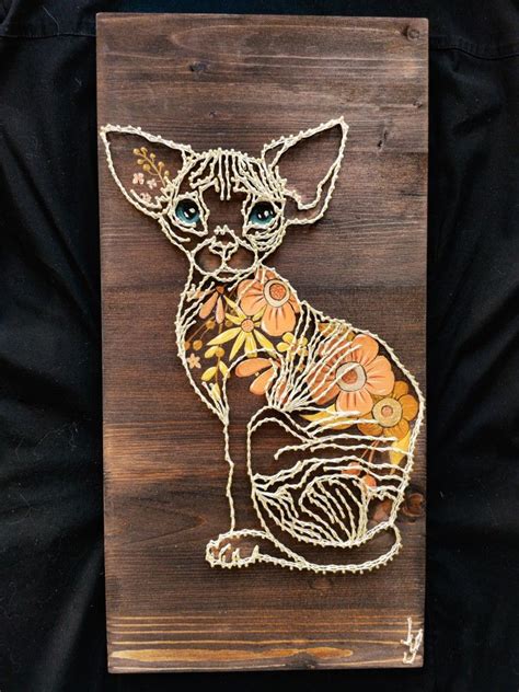 How To Make A Cat String Art Tutorial Step By Step St