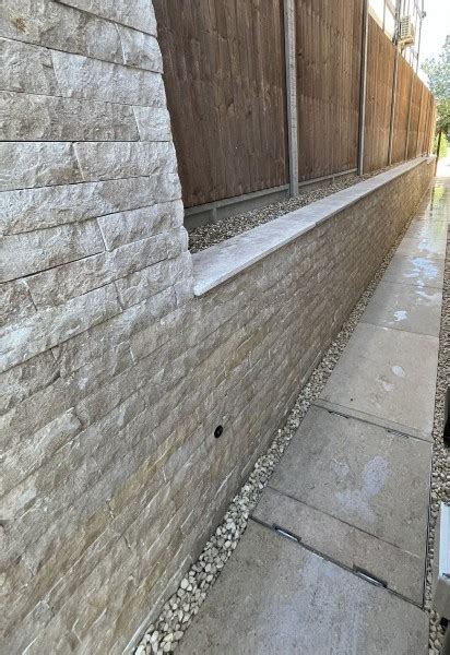 Split Face Sawn Limestone Cladding Natural Stone Cladding