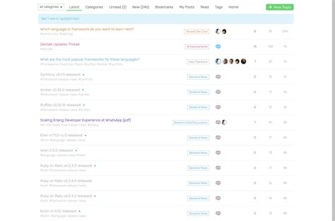 What Are The Most Popular Frameworks For These Languages General Dev Chat Devtalk