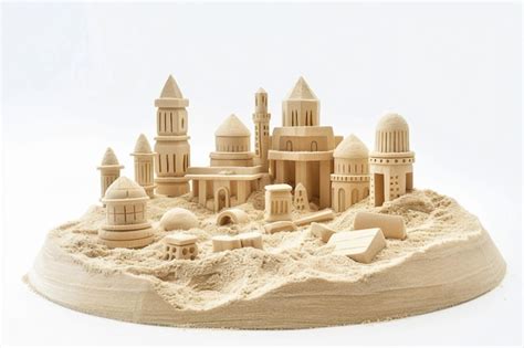 Premium Photo Sand Box On White Background