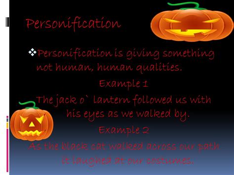Halloween Figurative Language Task Cards Activity Id And Explain Writing Sheet Worksheets