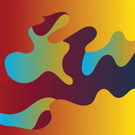 Colorful Geometric Background Fluid Shapes Composition Abstract Background Color Gradient