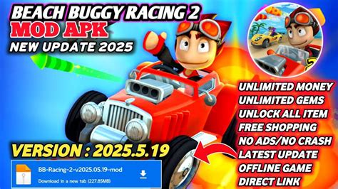 Beach Buggy Racing 2 Mod Apk V2025519 New Update Unlimited Money 🔥🔥