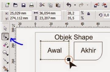 Shape Tool Edit Objek Shape Dan Curve Corel Draw Tutorial Indonesia
