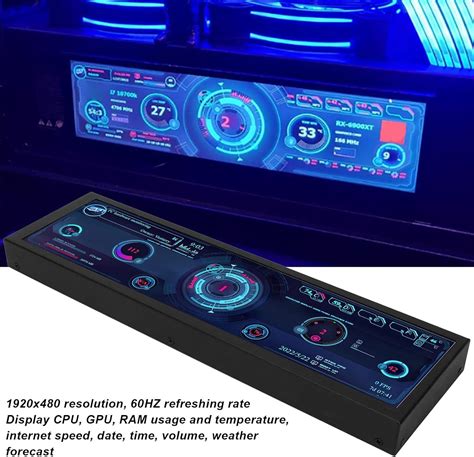 Buy Dpofirs 88 Inch Cpu Hardware Temperature Monitor Pc Sensor Panel