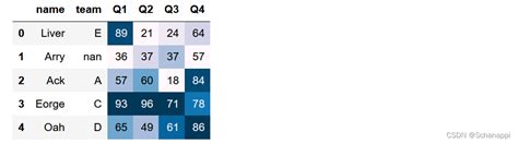 【学习笔记】《深入浅出pandas》第15章：pandas样式pandas 样式 Csdn博客