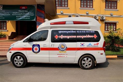 ស្នងការពន្លត់អគ្គិភ័យទីក្រុងសេជុង នៃសាធារណរដ្ឋកូរ៉េខាងត្បូង ប្រគល់ រថយន្តសង្គ្រោះចំនួន០២គ្រឿង