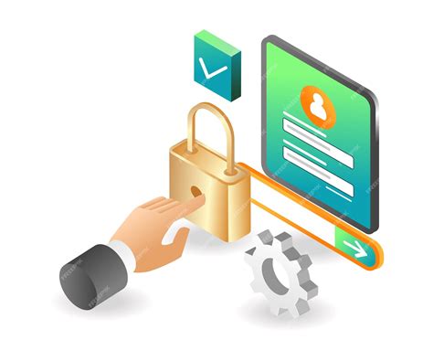 Premium Vector Entering A Password On A Personal Computer Account