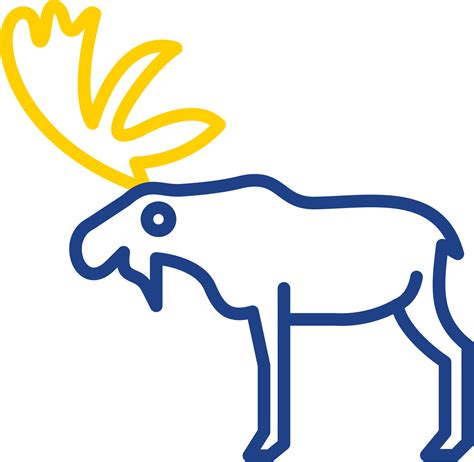 Moose Vector Icon Design 16436548 Vector Art At Vecteezy