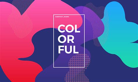 유동 그라데이션 셰이프가 있는 최신 유행의 디자인 서식 파일 색상 묘사에 대한 스톡 벡터 아트 및 기타 이미지 색상 묘사