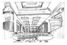 Ants View Perspective Drawing