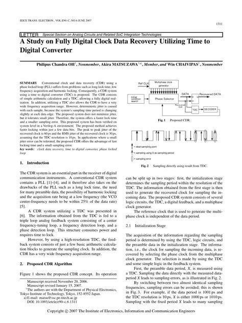 Pdf Letter Special Section On Analog Circuits And Related Soc