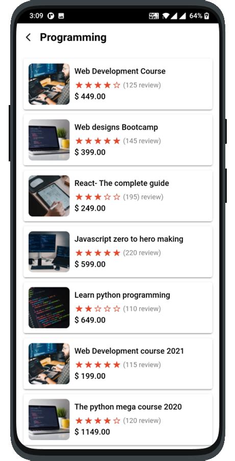 ionic lms app template course app template ionic udemy clone ionic by camelcasetechnology