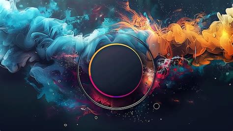 Premium Photo A Circle With A Circle In The Middle