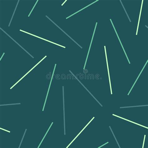 Geometric Seamless Pattern On A Dark Green Background With Segments Of Different Tones
