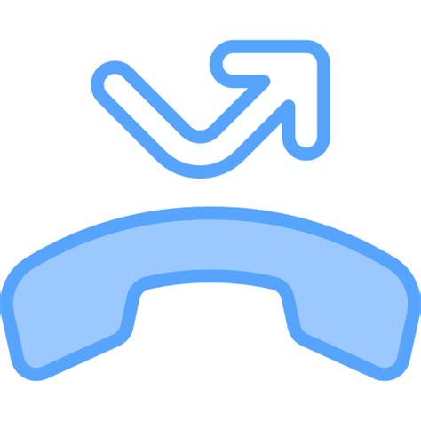 Call Forwarding Generic Blue Icon