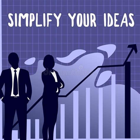Text Showing Inspiration Simplify Your Ideas Word Written On Make