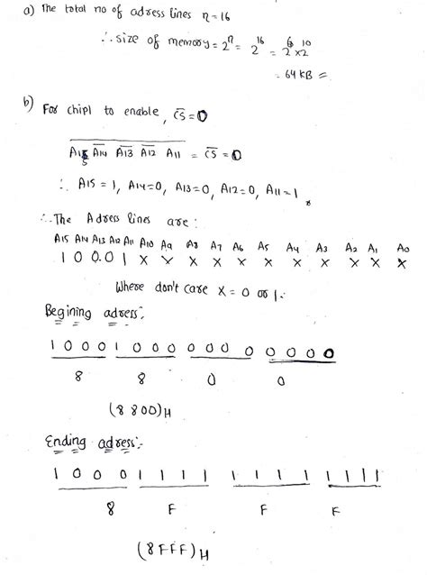 Solved 1 Figure Shows The Memory Circuit Of 8085 Microprocessor What Is Course Hero
