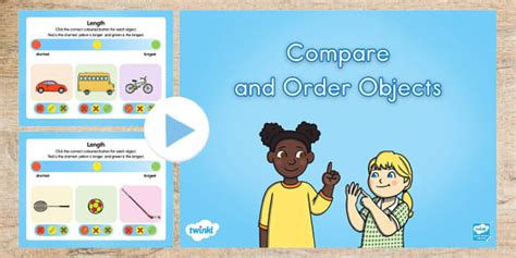 Order Objects By Measurable Attributes PowerPoint Twinkl