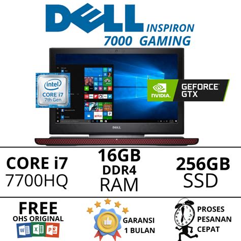 Jual Promo Dell Inspiron Gaming Intel Core I Nvidia Gtx Laptop Gaming Shopee Indonesia