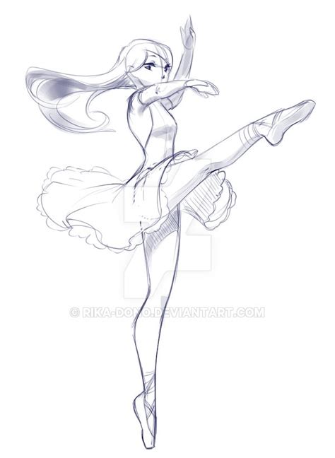 Week 16 Ballerina2 By Rika Dono On Deviantart Dancing Drawings
