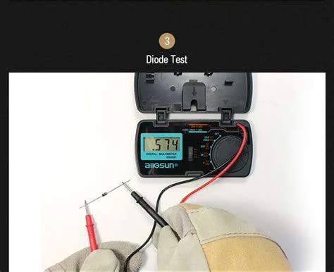 Portable Digital Multimeter For AC DC And Diode Test Circuitmix