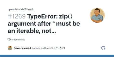 Typeerror Zip Argument After Must Be An Iterable Not Nonetype
