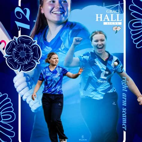 Grace Hall Bowler Yorkshire Cricket Player Profiles