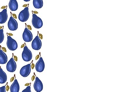 매화 아이콘은 빈 테이블을 격리 천연 맛있는 신선한 잘 익은 맛있는 과일과 함께 프레임 패키징 배너 카드 및 기타 설계를 위한 템플릿 벡터 그림입니다 식품 개념 복사 공간