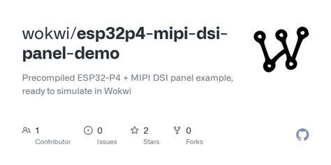 GitHub Wokwi Esp32p4 Mipi Dsi Panel Demo Precompiled ESP32 P4 MIPI
