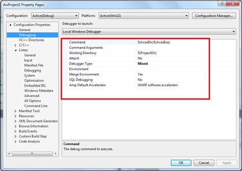 can t debug arx 2017 autodesk community