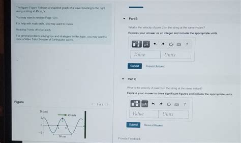 Solved The Figure Figure Shows A Snapshot Graph Of A Wave Chegg