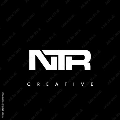 Ntr Letter Initial Logo Design Template Vector Illustration Stock