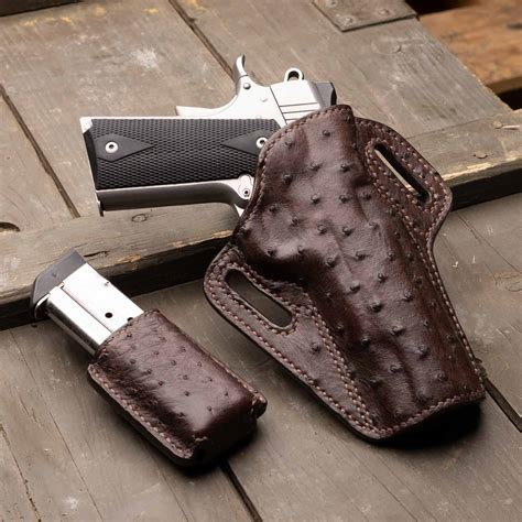Exotic Concealable Holster Ostrich Belt Holsters Galco Holsters