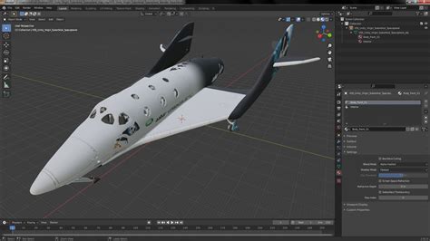 Vss Unity Virgin Suborbital Spaceplane 3d Model 79 3ds Blend C4d Fbx Max Ma Lxo Obj