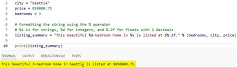 Python Percent Symbol