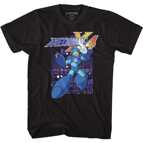 Mega Man Megaman X4 Digital T Shirt Mega Man Merch Store
