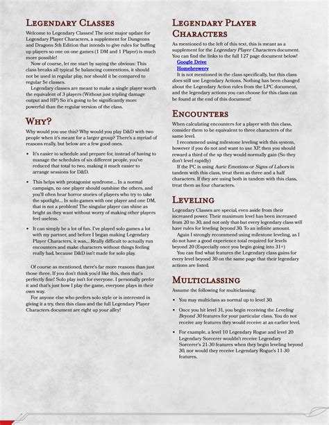 Legendary Druid Version 11 An Update To The 5th Legendary Class