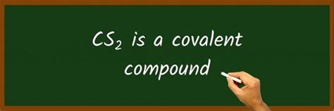 Is Cs2 Ionic Or Covalent And Why