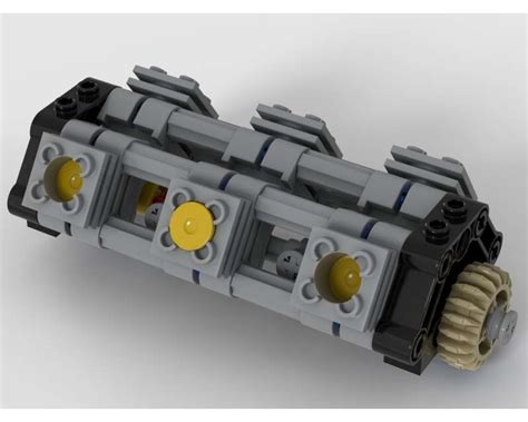 Lego Moc Piston Engine V6 By Akm Sky Rebrickable Build With Lego