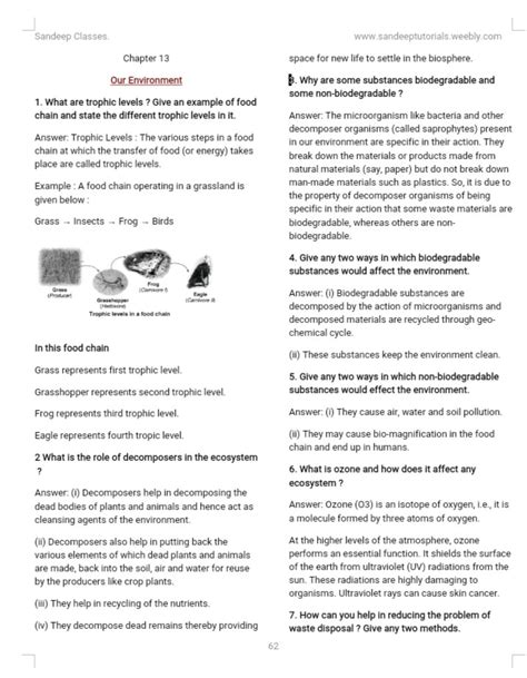 Our Environment Sandeep Tutorials