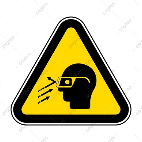 Flying Debris Wear Safety Glasses Symbol Sign Welding Background