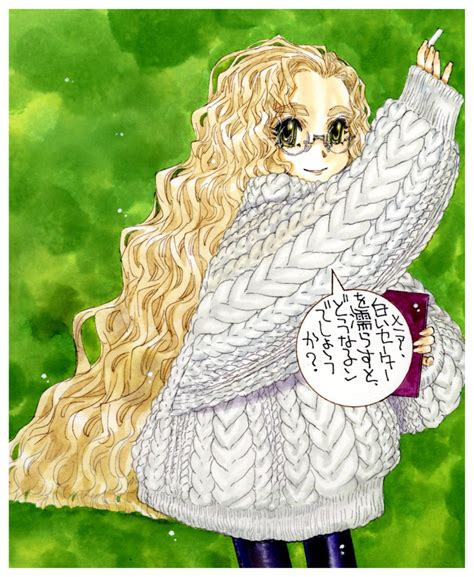 Safebooru 1girl Aran Sweater Black Pantyhose Blonde Hair Book Cable