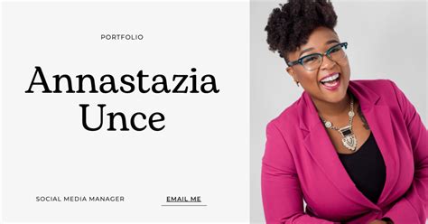 Annastazia Unce Portfolio