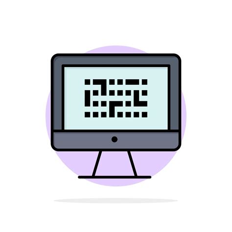 Cryptography Data Ddos Encryption Information Problem Abstract Circle Background Flat Color Icon