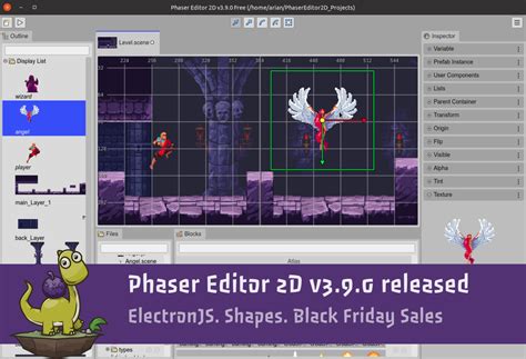 Phaser Editor 2d V390 Released Black Friday 50 Off Sales